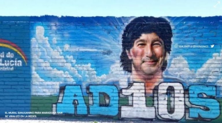 El viral sanjuanino del finde, como el fake de Pachu Peña en el mural ...