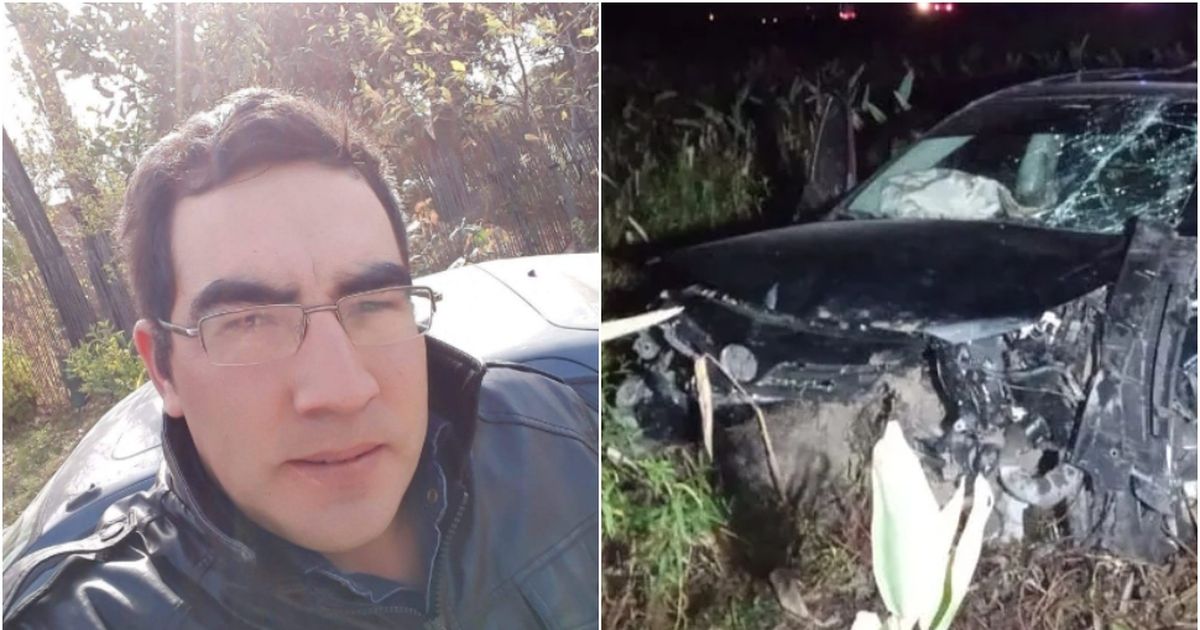 Dolor por Raúl, el automovilista que murió tras chocar contra un árbol ...