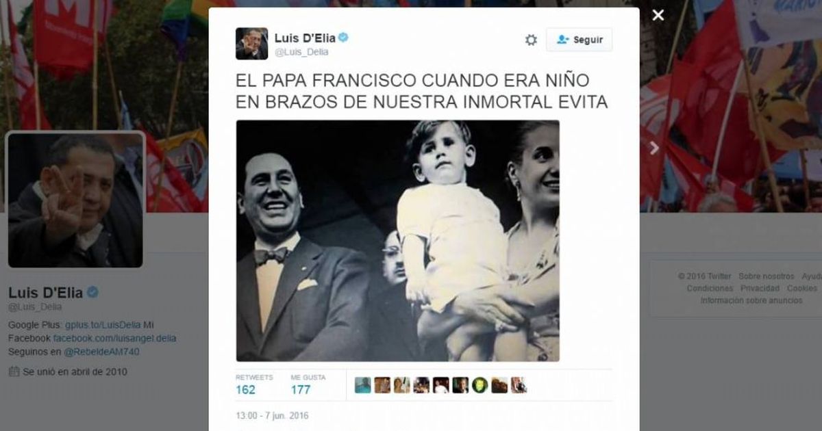 Lo llenaron de memes a DElía luego de postear una foto falsa