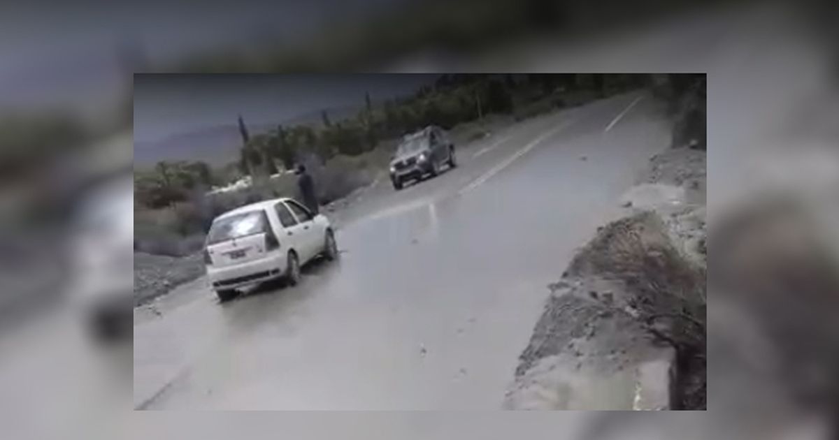 Creciente en Calingasta: máxima precaución en la R149 a la altura del ...