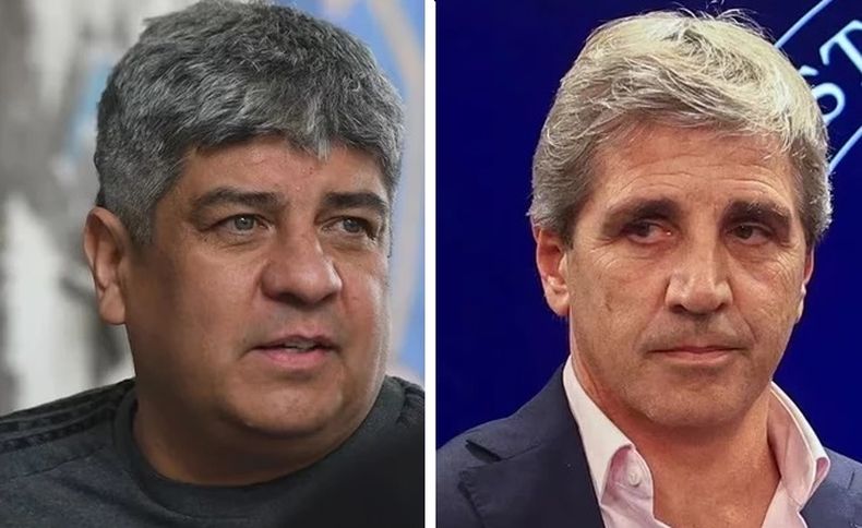 Ladrón y matón: las flores que se tiraron Luis Caputo y Pablo Moyano