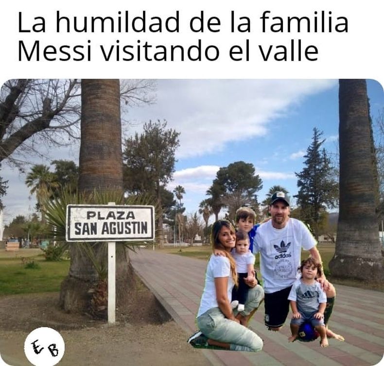 ¡Qué humildad!: los divertidos memes de Messi visitando distintos ...