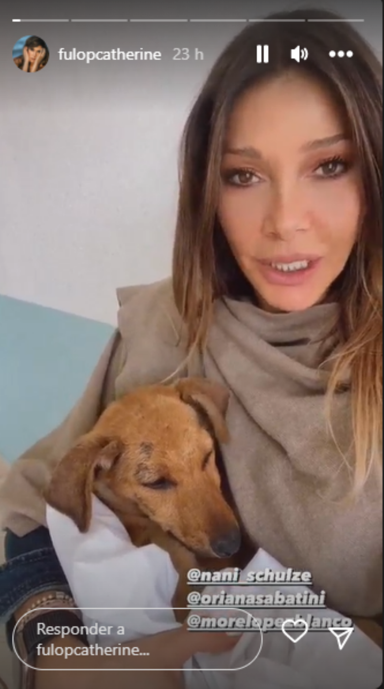 Catherine Fulop está en San Juan y se mostró acompañada de dos sanjuaninos