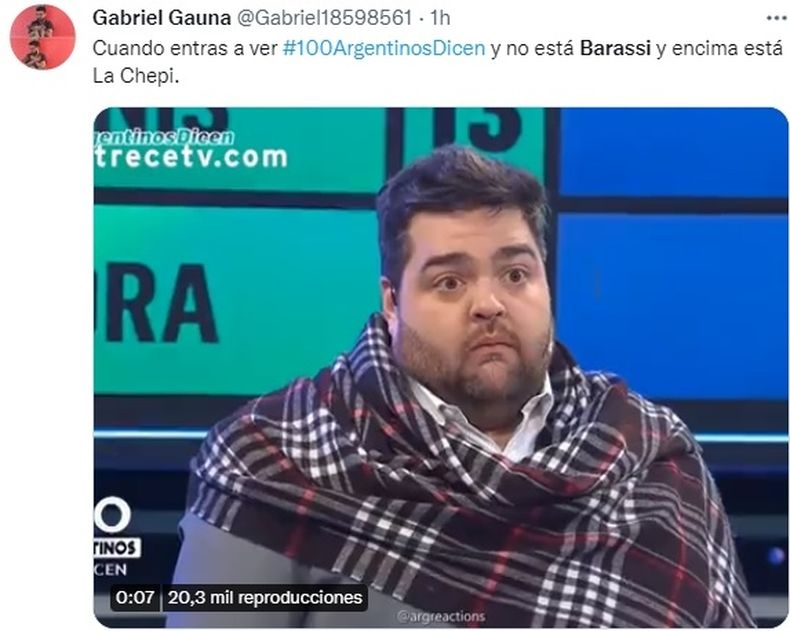 El país extraña a Barassi: estallaron los memes por su ausencia en 100 ...
