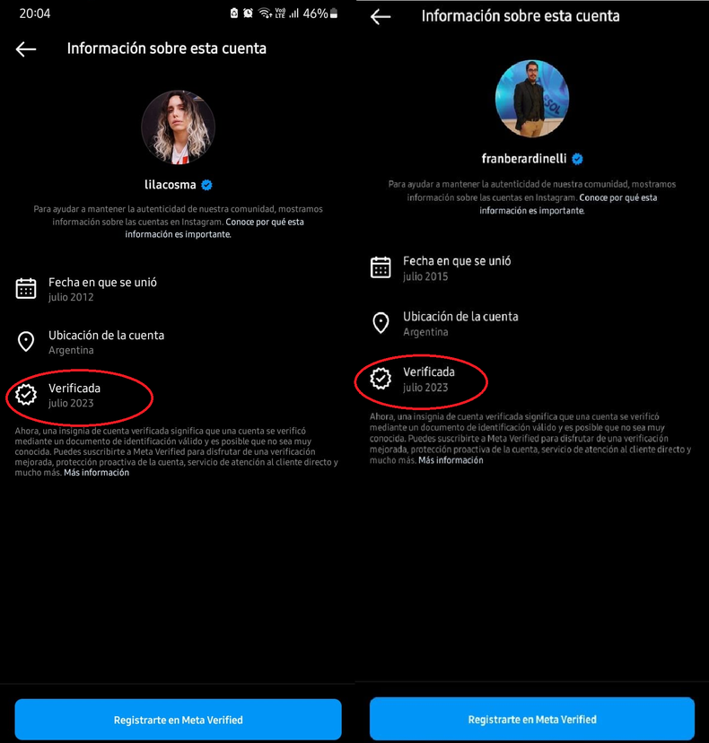 Los sanjuaninos más conocidos que compraron el tilde azul de Instagram ...