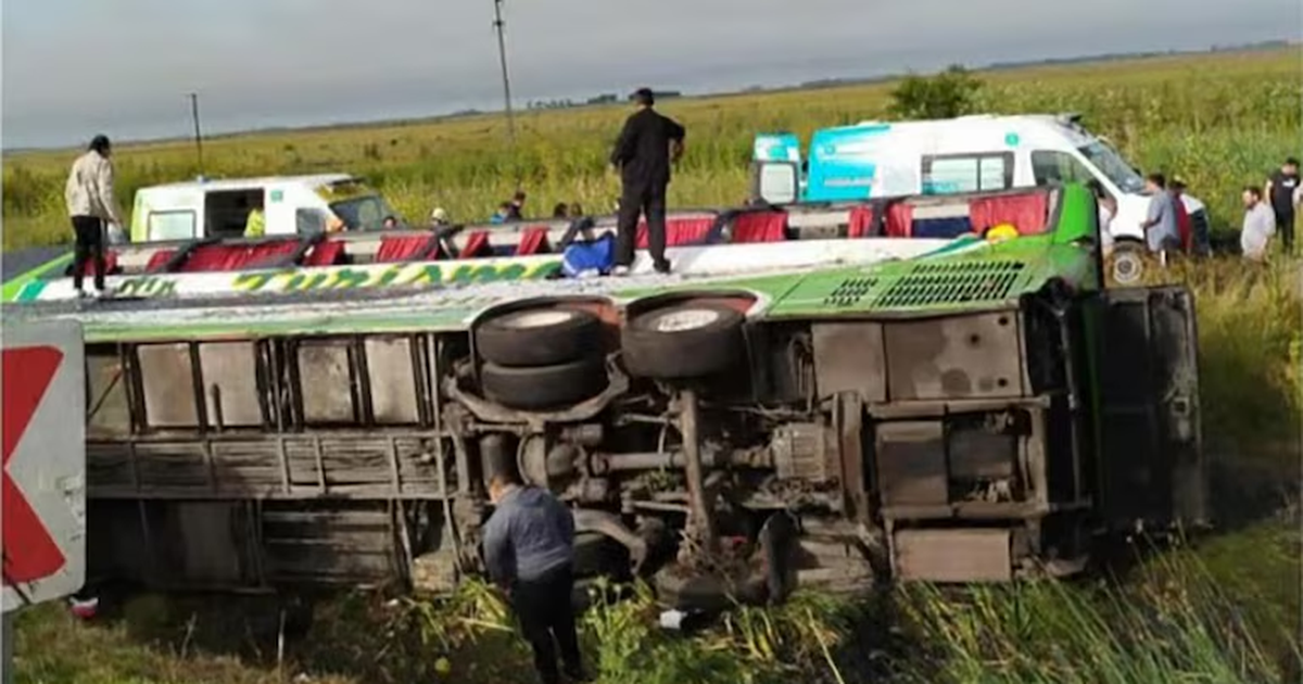 Volcó un micro camino a Mar del Plata y hay múltiples heridos