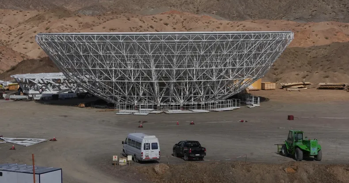 Radiotelescopio CART en Barreal y los motivos que demoran el ensamble ...