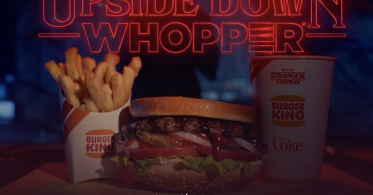 El Whopper de Stranger Things 3 es simplemente absurdo