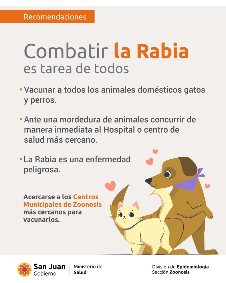 Alarma por la detección del primer caso de rabia animal en San Juan ...