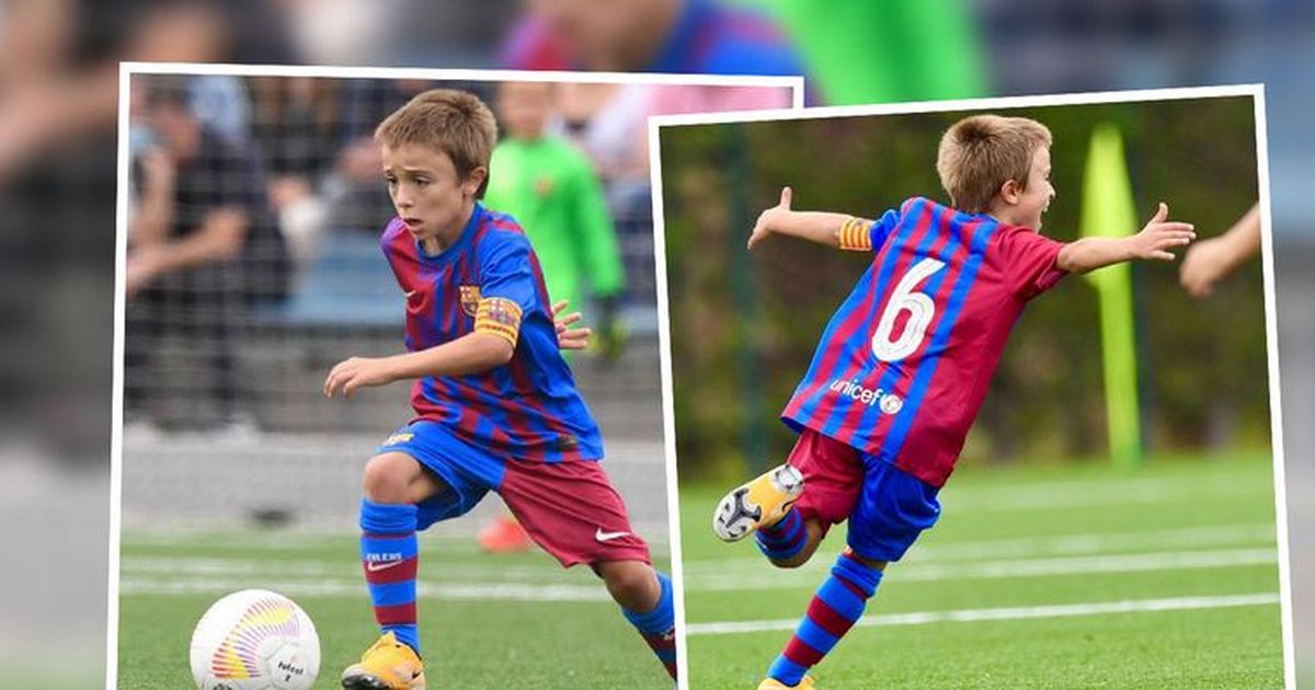 Pedrito, el nuevo Messi, ya salió campeón con el Barcelona