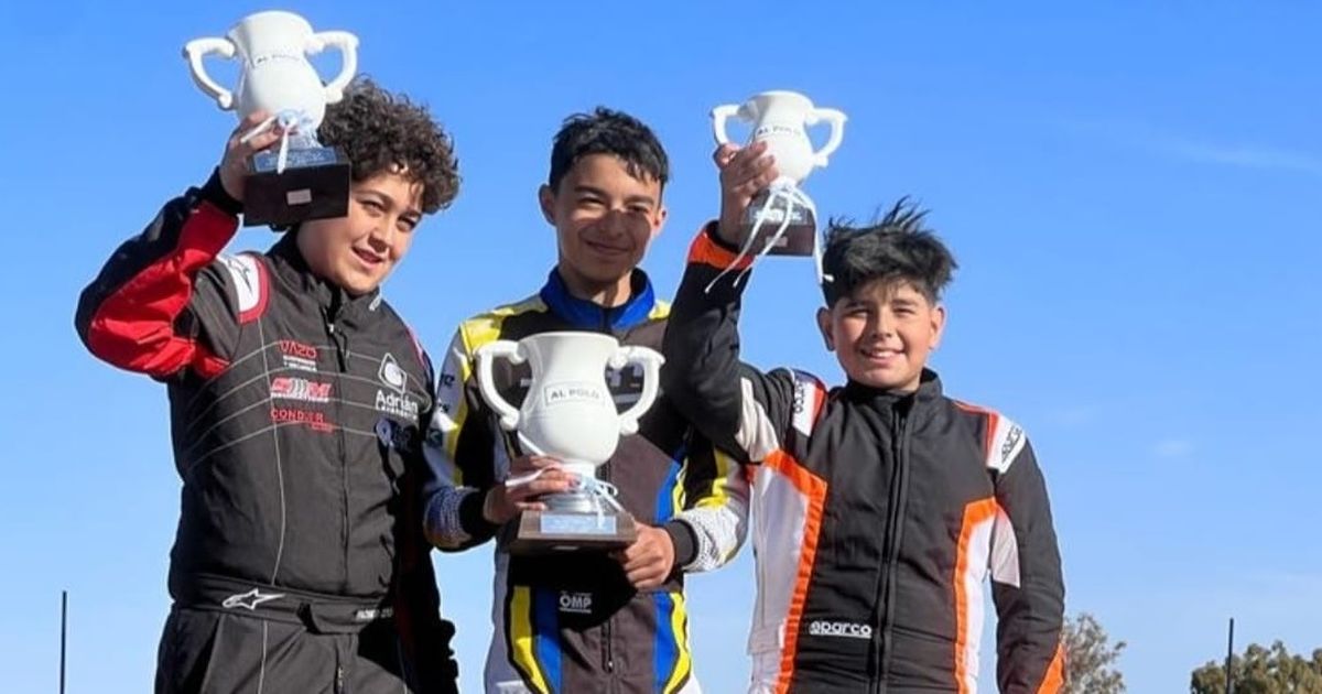 Efraín Castro trepó al tercer lugar del podio