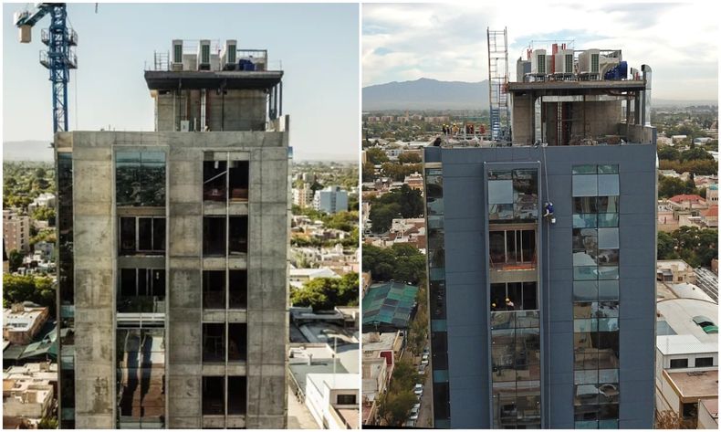 Cómo se hizo el edificio más alto de San Juan, en un video revelador