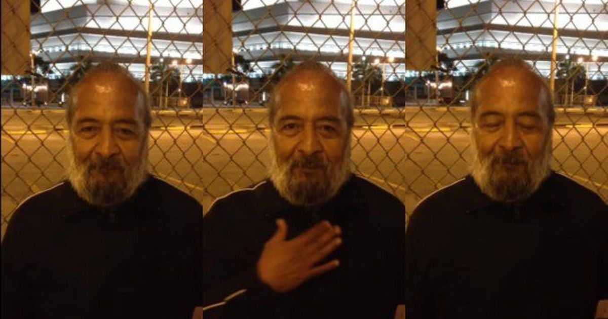 Vagabundo halló a su familia a través de las redes