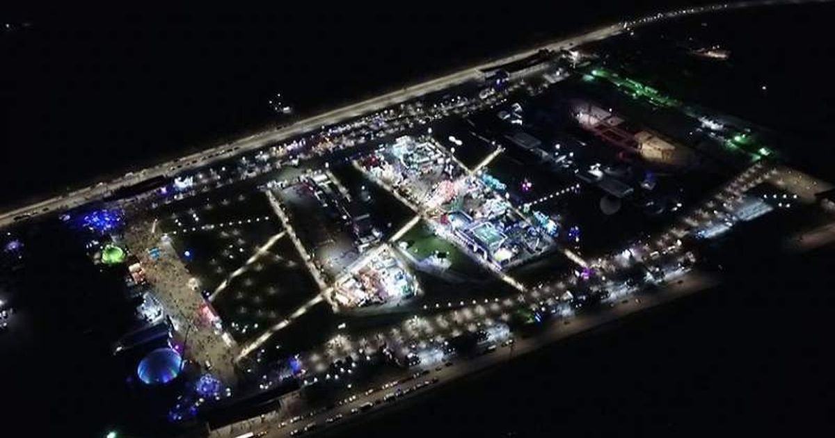 Mirá el impresionante complejo ferial desde un drone
