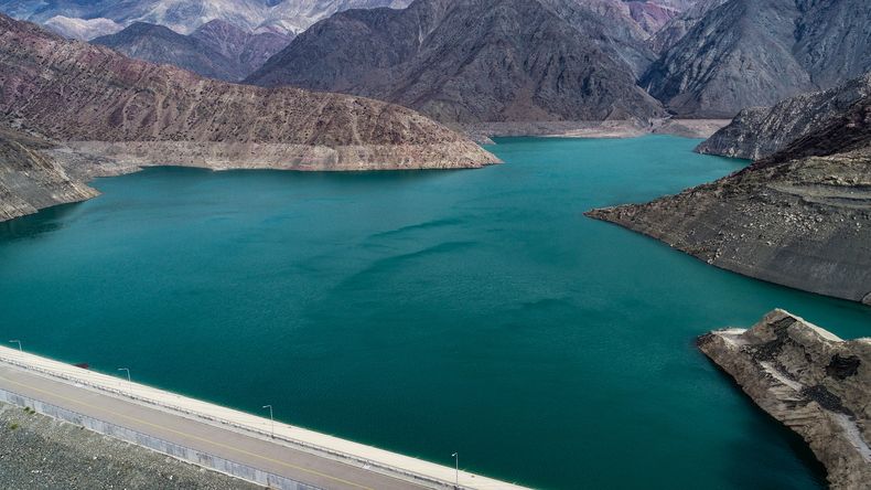Cómo están hoy los tres diques más importantes de San Juan, desde el aire