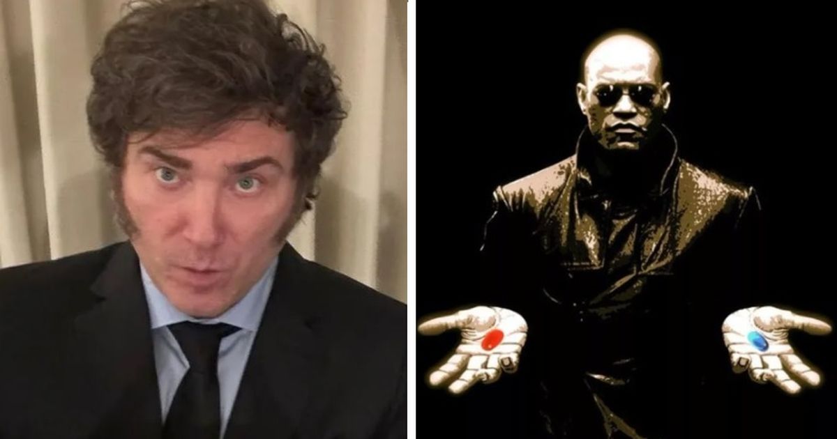 Milei se posteó como Morfeo, de Matrix: Es tiempo de...