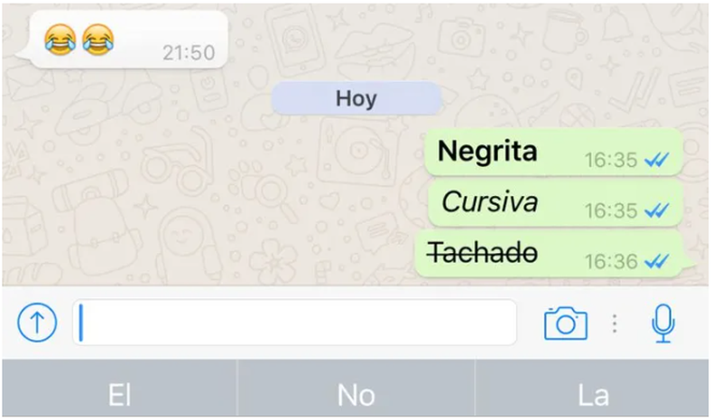 Whatsapp: simples trucos para escribir tu mensaje en negrita o cursiva