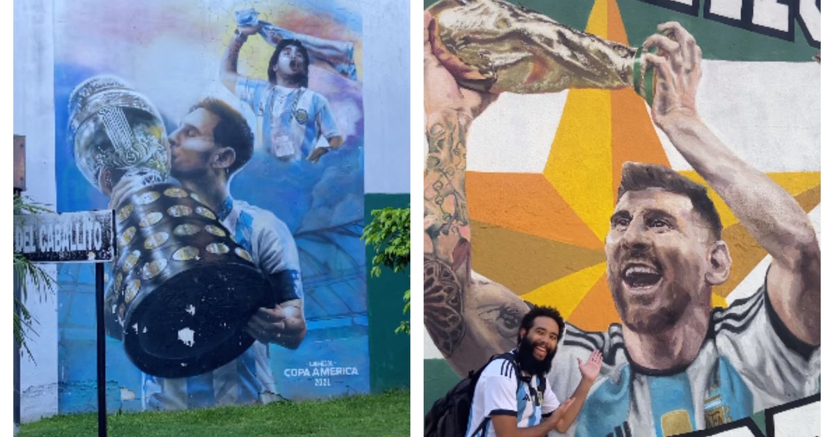 Mirá todos los murales de Leo Messi en Buenos Aires