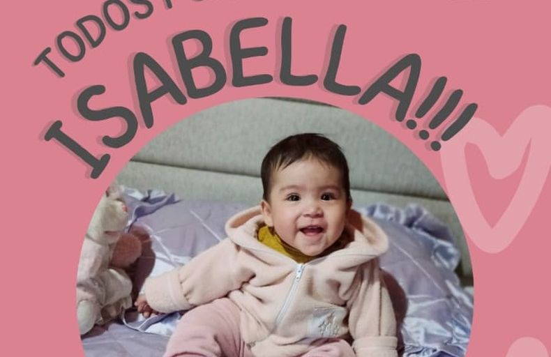 ¡Todos por Isabella!, la pequeña que necesita una válvula para su cabecita