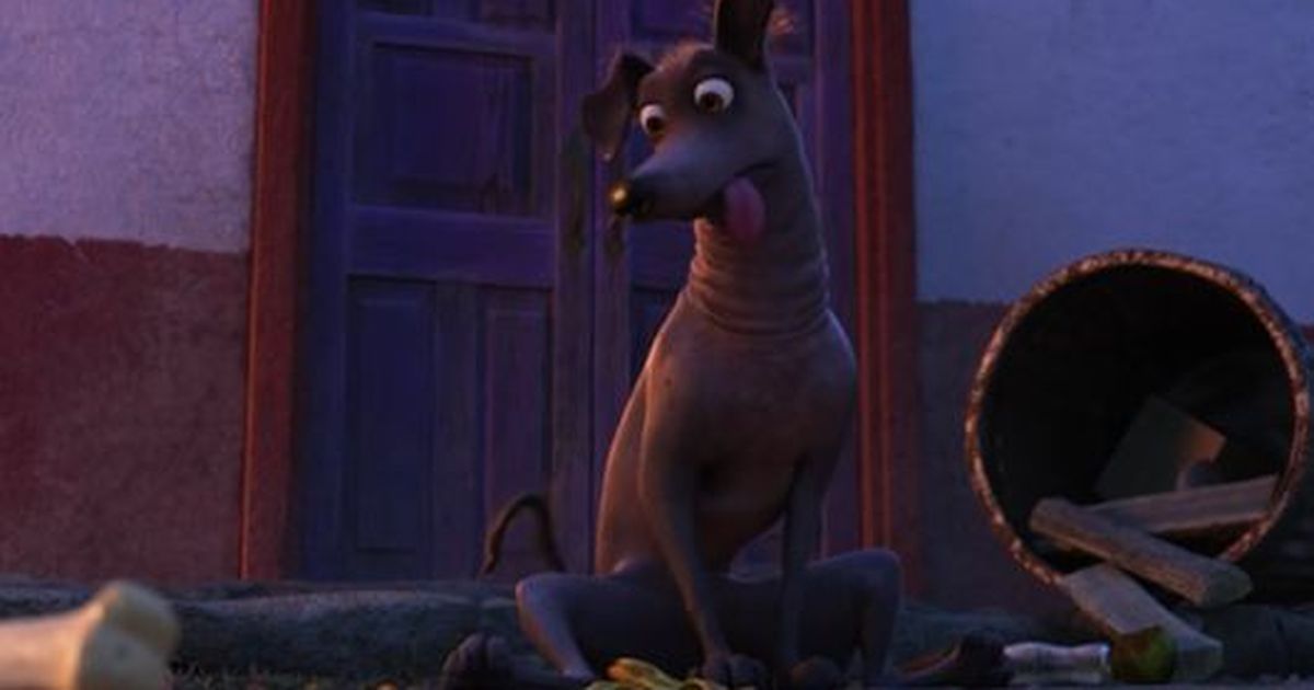 Pixar nos presenta a Dante, el perro de Coco