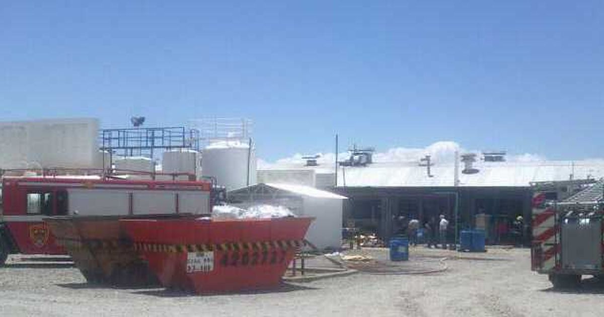 Gran explosión en la fábrica Clorox: Hay cinco empleados con quemaduras