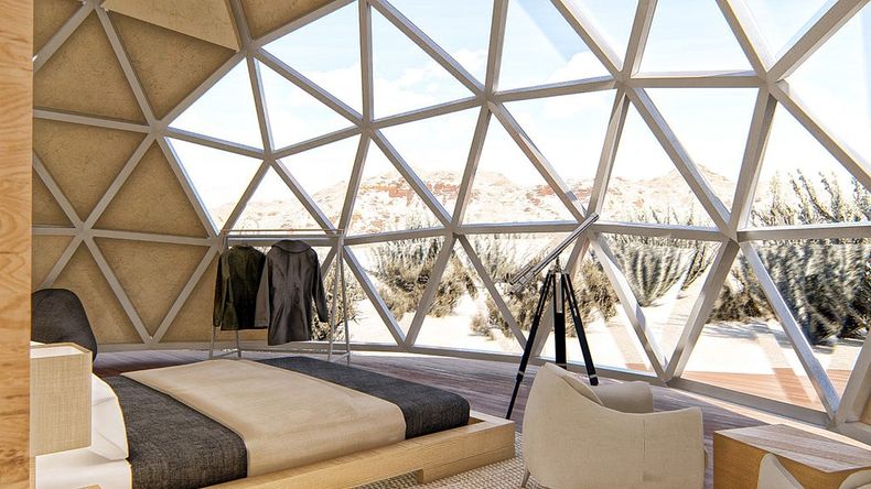 La construcción de 10 domos en Ischigualasto va por la mitad