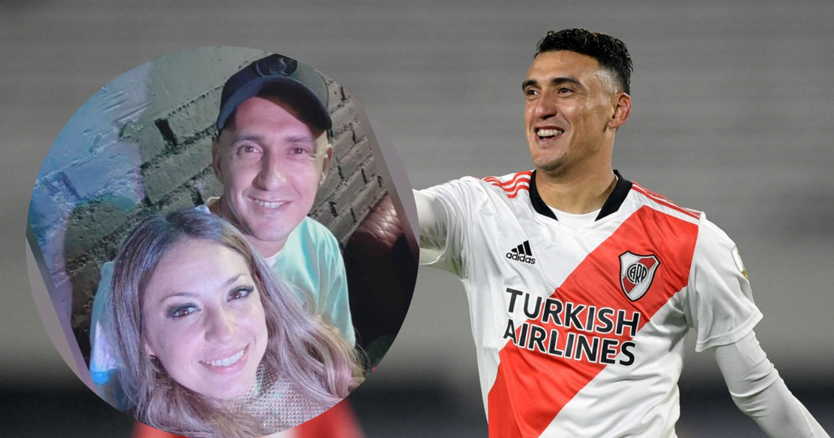 Matías Suárez en San Juan: estuvo en el Omegazo para acompañar a su esposa